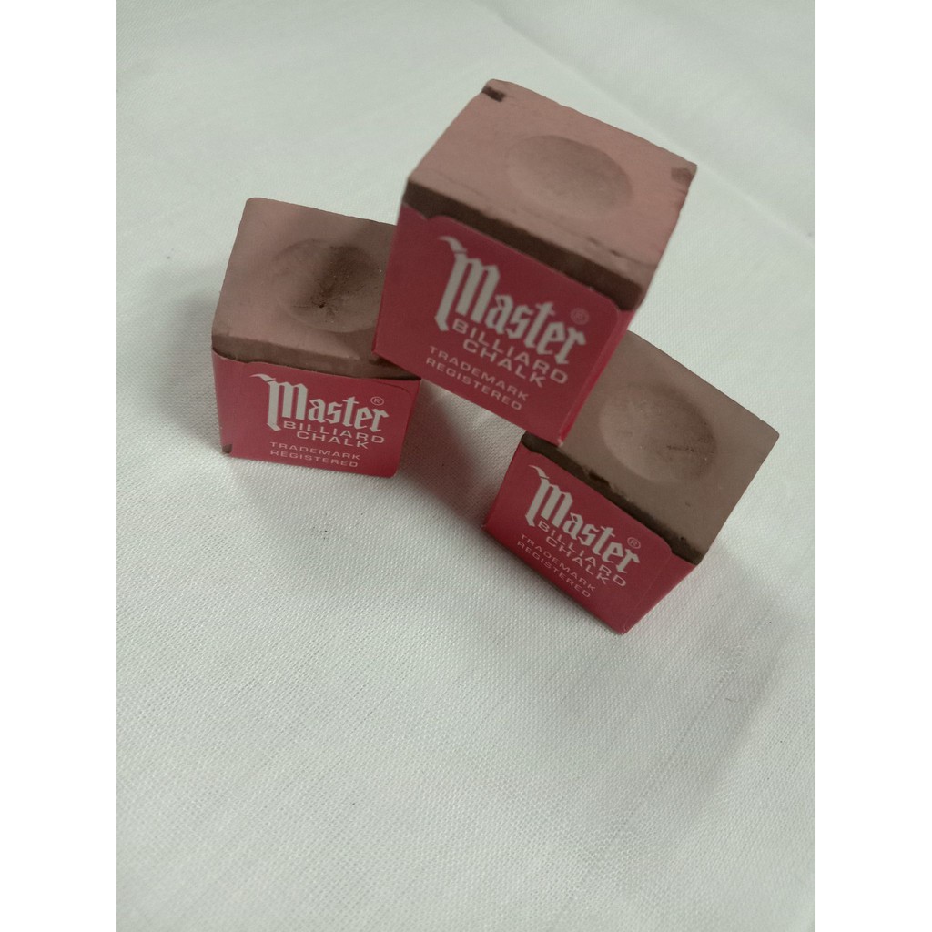 3pcs Master Premium Brown Chalk / tisa ng tako ng bilyaran... | Shopee ...