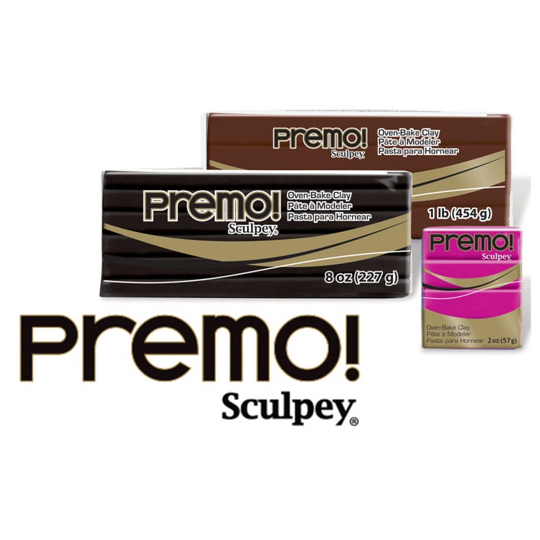 Premo Sculpey Oven-Bake Polymer Clay 2oz. 2oz Sculpting Various Colors ...