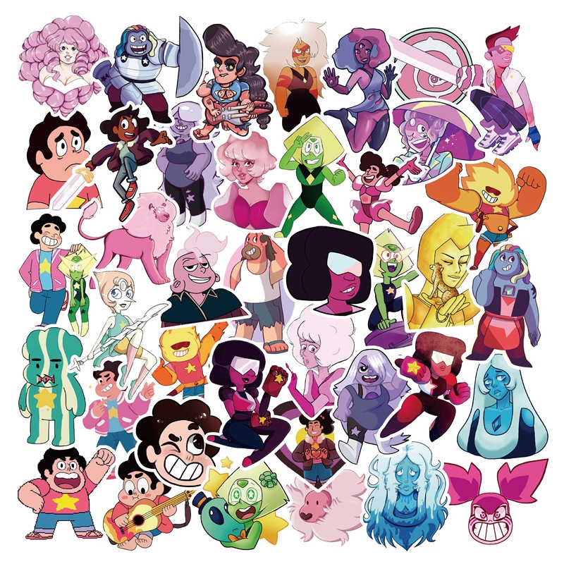 50pcs Steven Universe Stickers Cartoon Stickers for Waterbottle ...