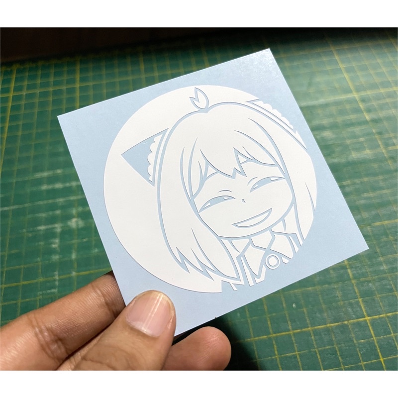 Spy x Family Anya Smug Face Cutting Sticker | Shopee Philippines