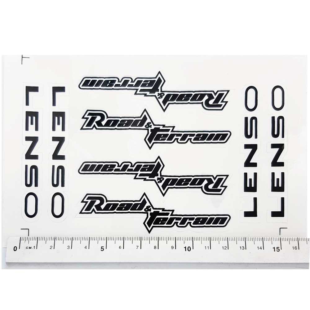 Sticker Stick Mag LENSO Road & Terrain 1 Set Can Be Attached To 4 ...