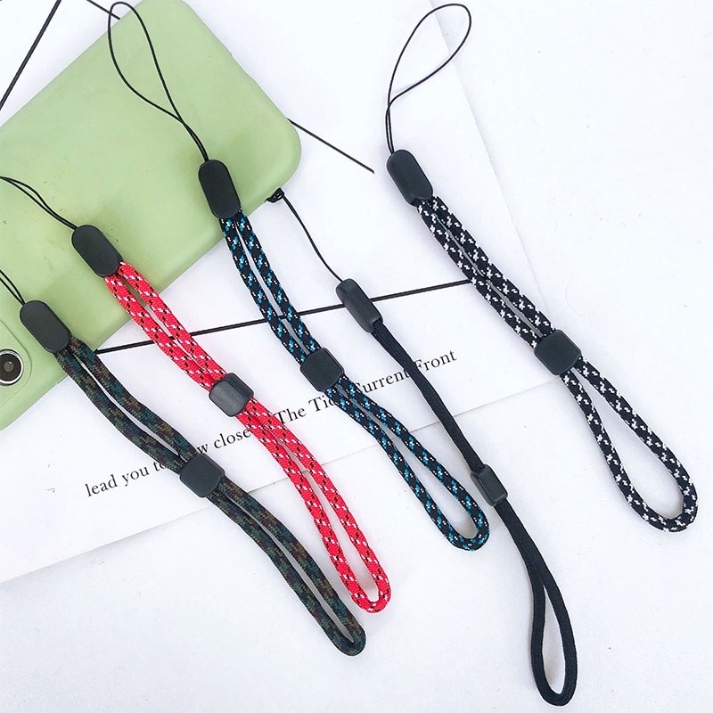 Anti-lost lanyard mobile phone case key chain adjustable short wrist ...
