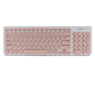 Miniso Wireless Keyboard Mouse Set Pink and Wireless Mouse Keyboard Set ...