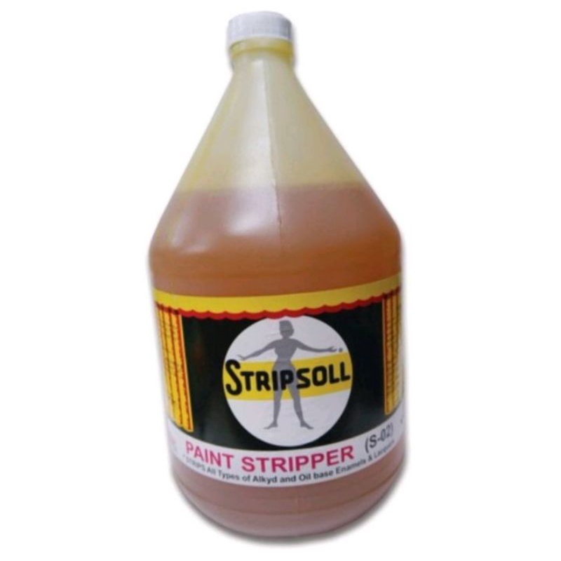 STRIPSOL STRIPSOLL PAINT REMOVER/STRIPPER 4L(1GALLON) PANGTANGGAL NG ...