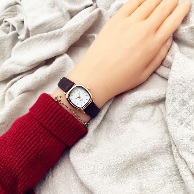 Korean Style Simple Tide Watch Men and Women Small Couple Table Super ...