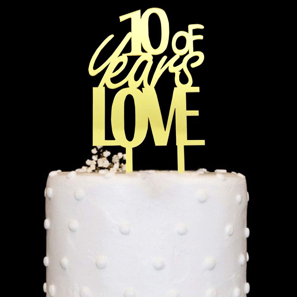 10th Anniversary Cake Topper | Shopee Philippines