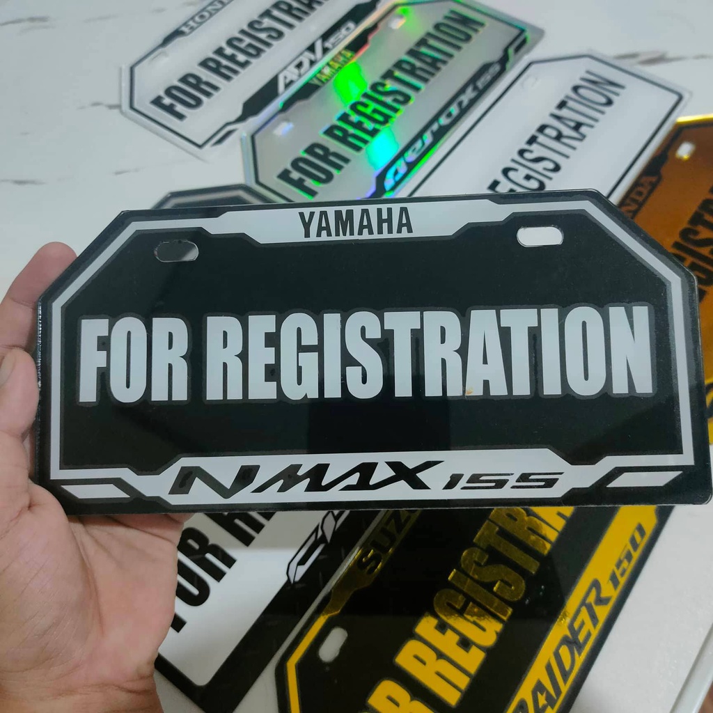 FOR REGISTRATION FOR ALL NEW MOTORCYCLE PLATE | Shopee Philippines
