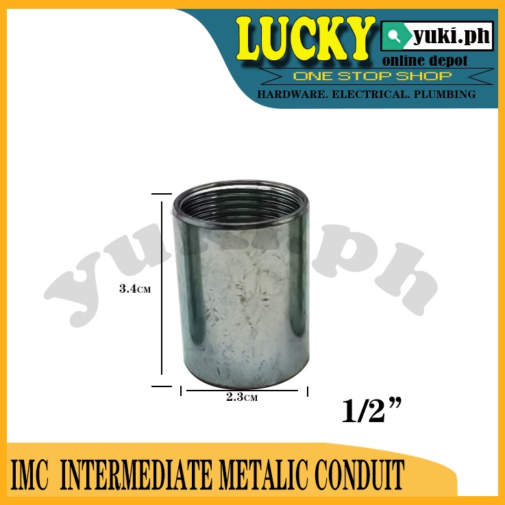 IMC INTERMEDIATE CONDUIT COUPLING 1/2" / 3/4" / 1" / 1 1/2" / 1 1/4 ...