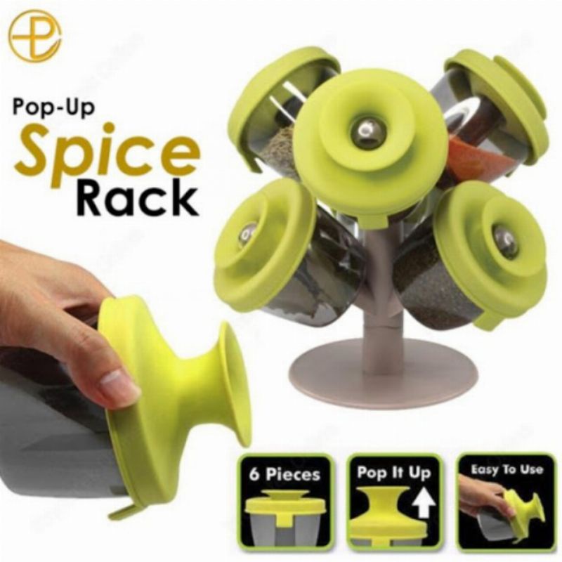 Three Shape Pop Up Spice Rack Kitchen Spice Rack | Tiro | Shopee Philippines