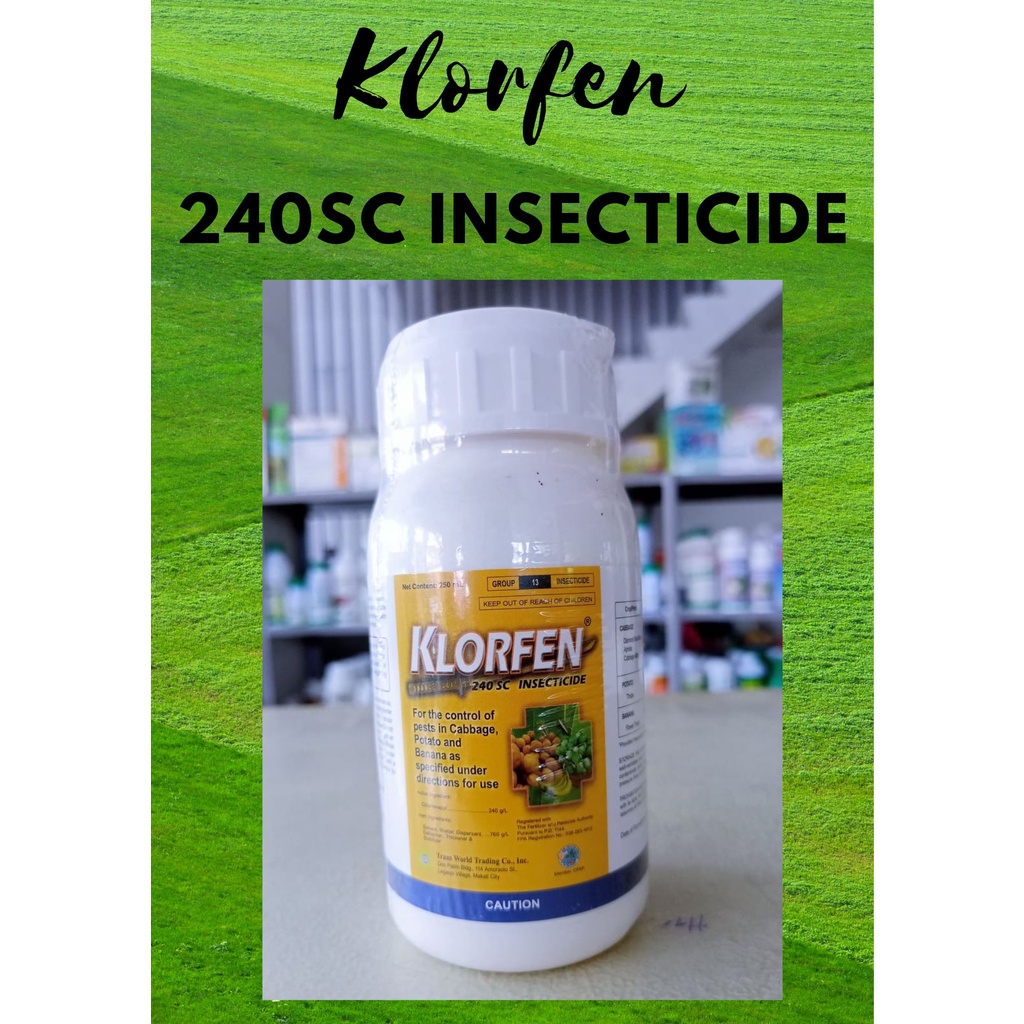 KLORFEN 240SC Insecticide 120ml, 250ml | Shopee Philippines