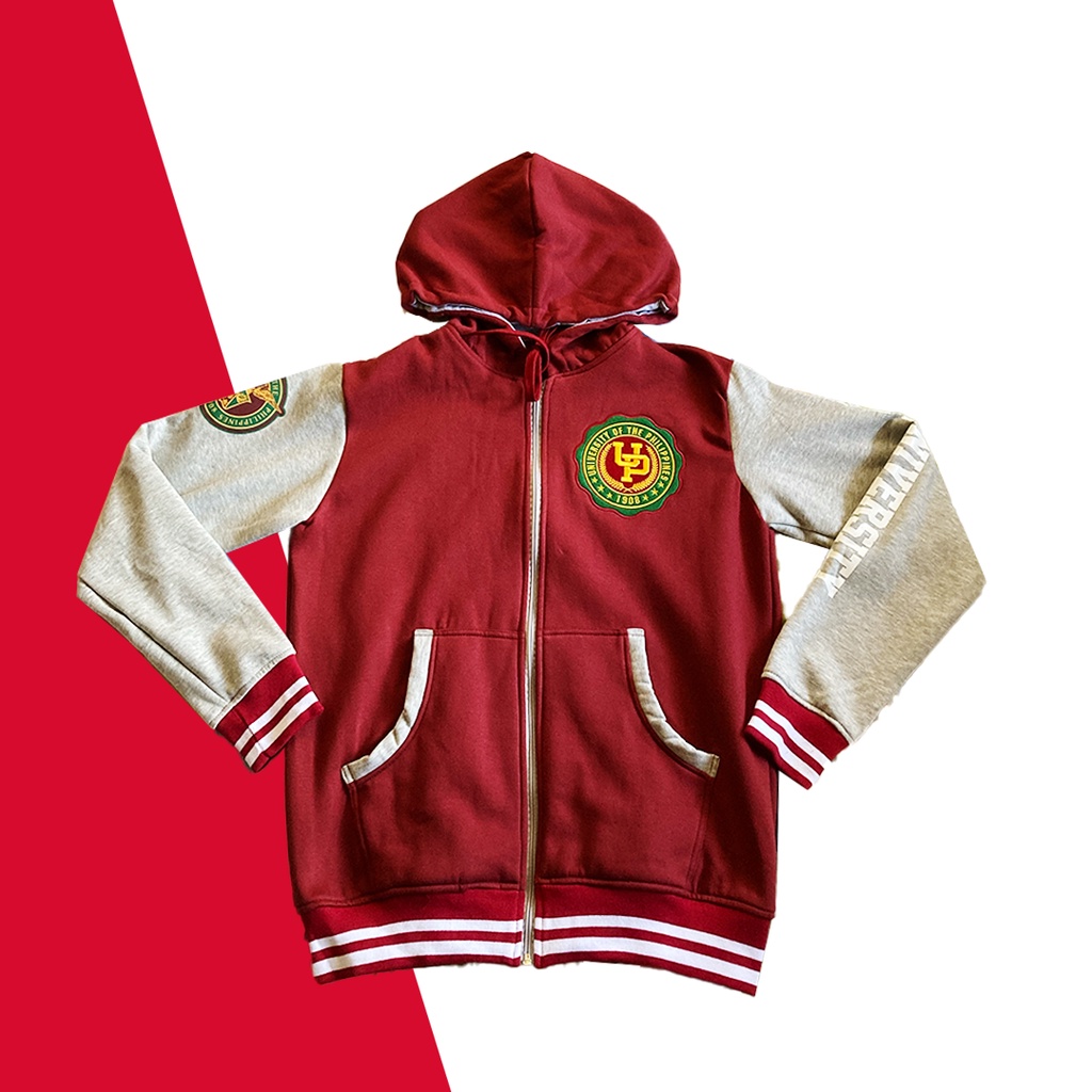 UPBEAT-University of the Philippines-Zipped Up Hoodie | Shopee Philippines