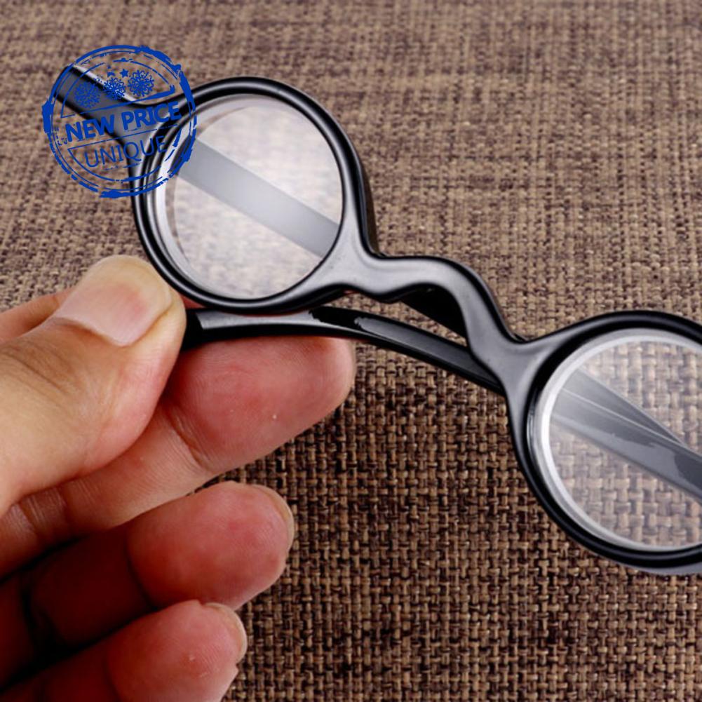 Black Men's and Women's Plastic Reading Glasses Retro Glasses Frame ...