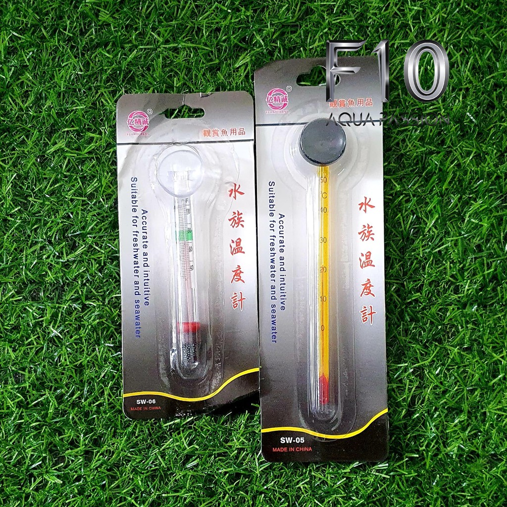 Aquarium thermometer - fish tank temperature measurement - mercury ...