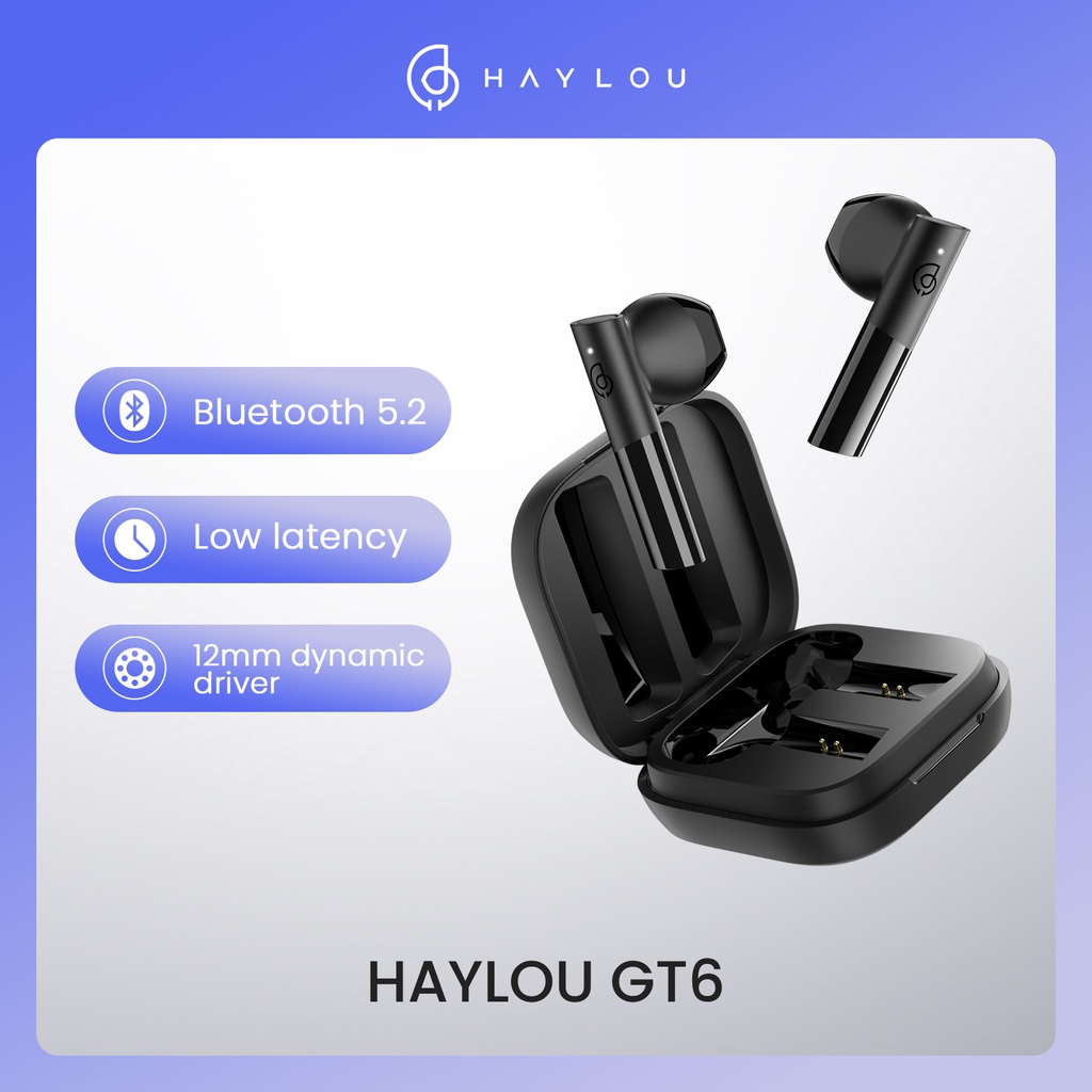 Haylou Gt6 Tws Fone Bluetooth 5.2 Wireless Earphones Auriculares Aac ...