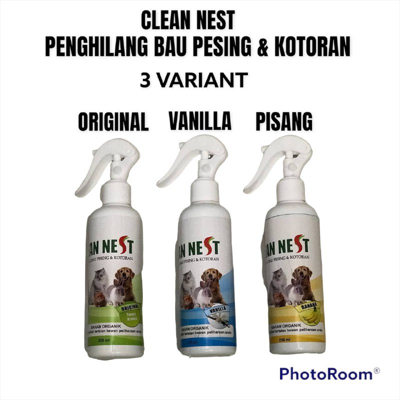 Clean NEST SPRAY REMOVES ODOR PESING & DIRTY, AND ANIMAL CAGES | Shopee Philippines