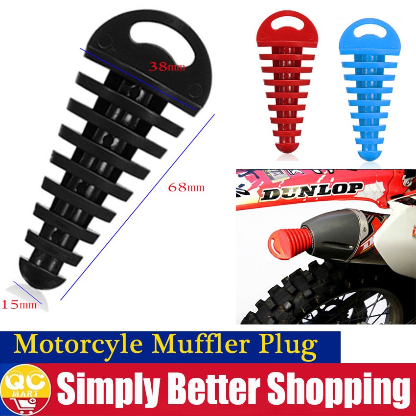 Motorcycle Exhaust Pipe Motocross Tailpipe Air-Bleeder Plug Exhaust ...