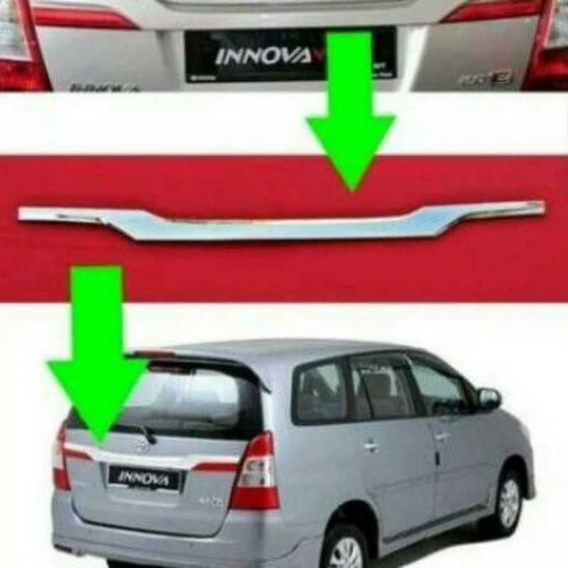 Grand innova rear door Trunklid list + Reflector | Shopee Philippines