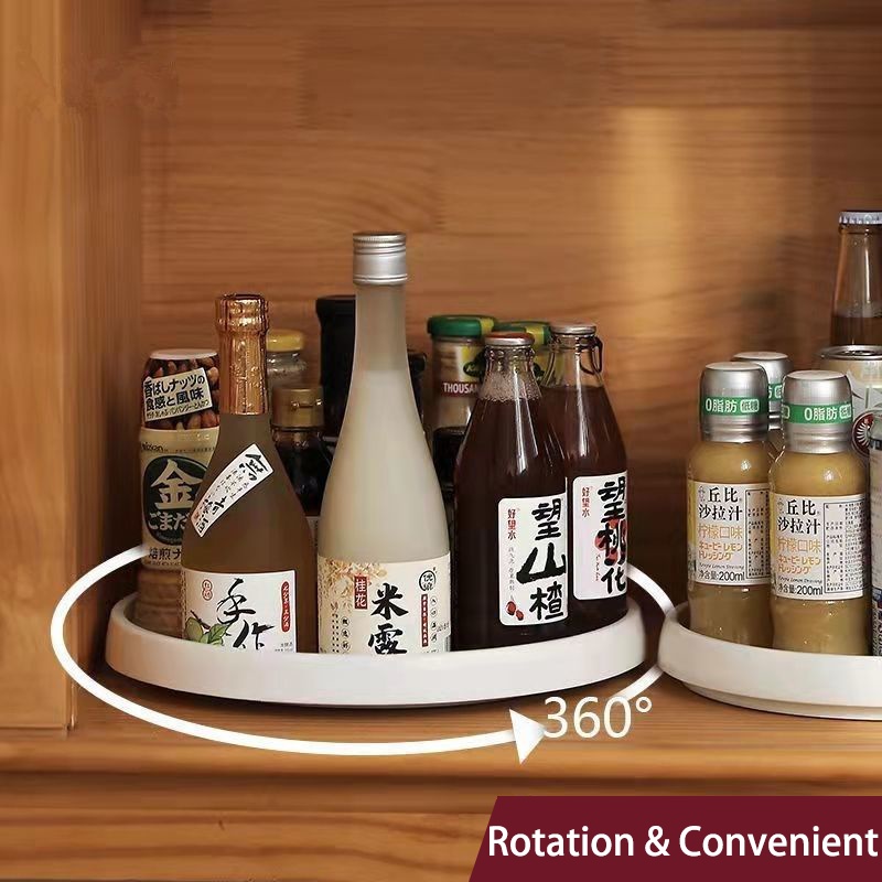 Swivel Storage Rack Turntable Storage Containers for Cabinets, Pantry ...