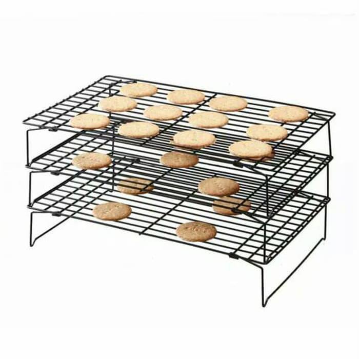 3 TIER STACKING CAKE COOLING RACK MATERIAL STRONG IRON ANTI RUST LC | Shopee Philippines