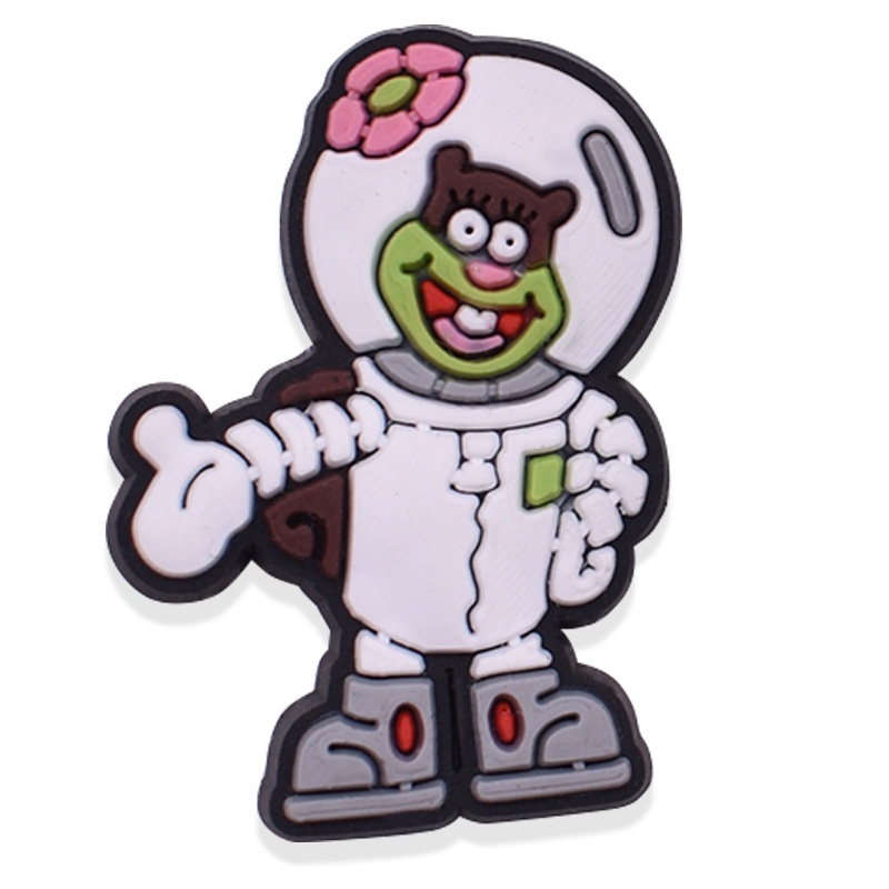 Cartoon SpongeBob Jibbitz Charm Crab Anime Jibits Crocs Snail Shoe ...
