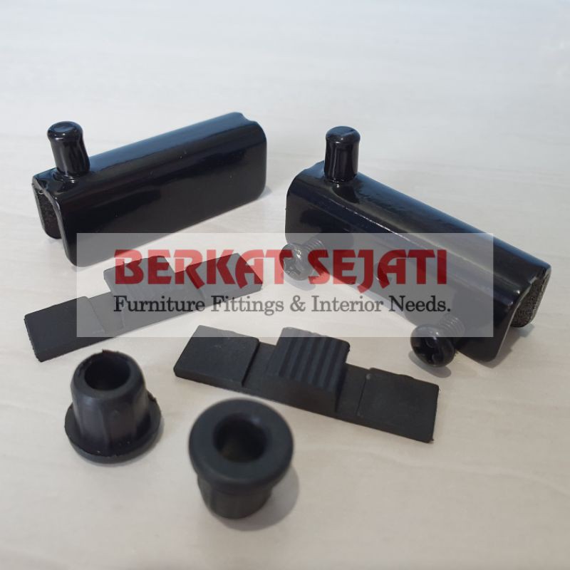 Glass Cupboard Hinges Huben T86 Clip Glass Pivot Hinges - Black IRON ...