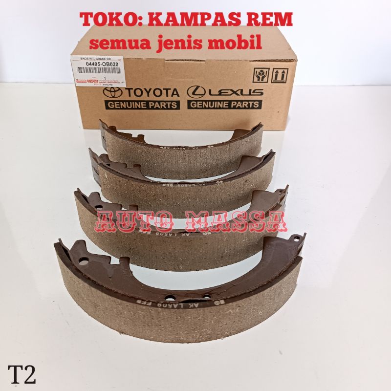 Rear BRAKE CAMP KIJANG KAPSUL 7K LGX LSX EFI 1.8 BRAKE SHOE KIJANG ...