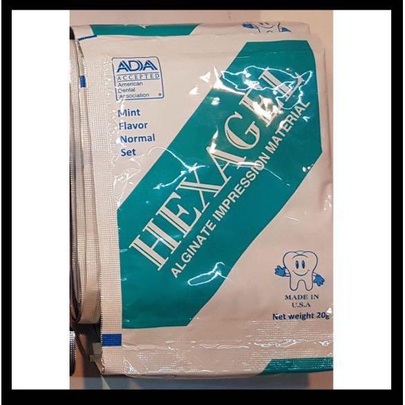 Hexagel Dental Alginate Powder Impression 10pcs | Shopee Philippines