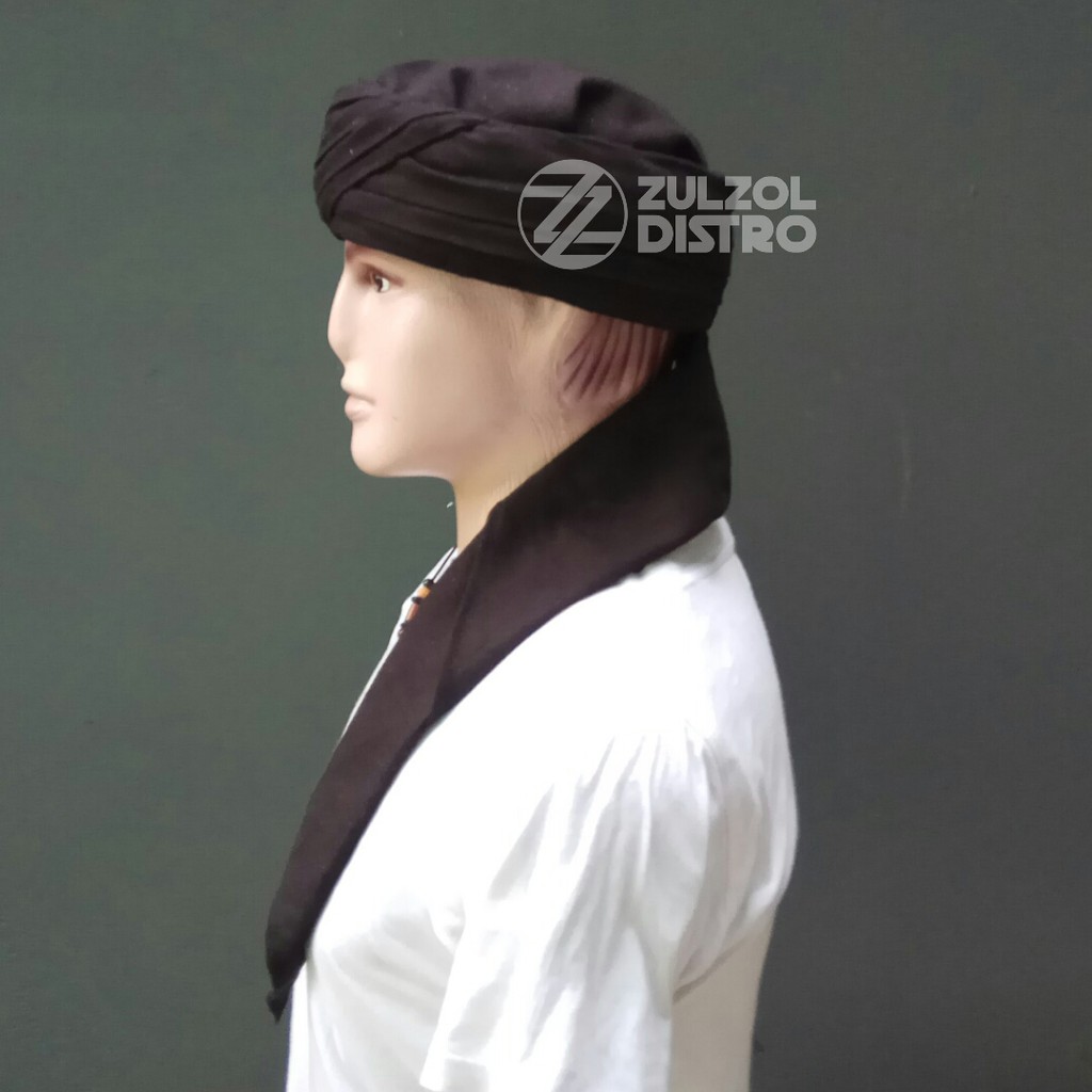 HITAM Permanent Imamah Turban, Medium Quality, Black | Shopee Philippines