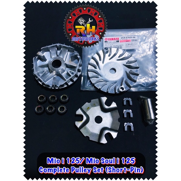 Mio i 125/ Mio Soul i 125 Complete Pulley Set (Short-Pin) YAMAHA ...