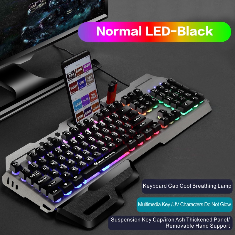 GK70 RGB Gaming Keyboard And Mouse Set With 104 Keys Backlight Wired ...