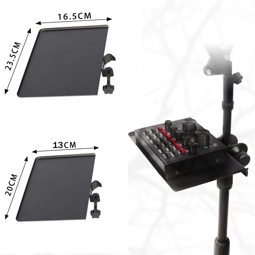 20*14cm/23.5*16.5cm Microphone Stand Sound Card Tray Live Mic Stand ...