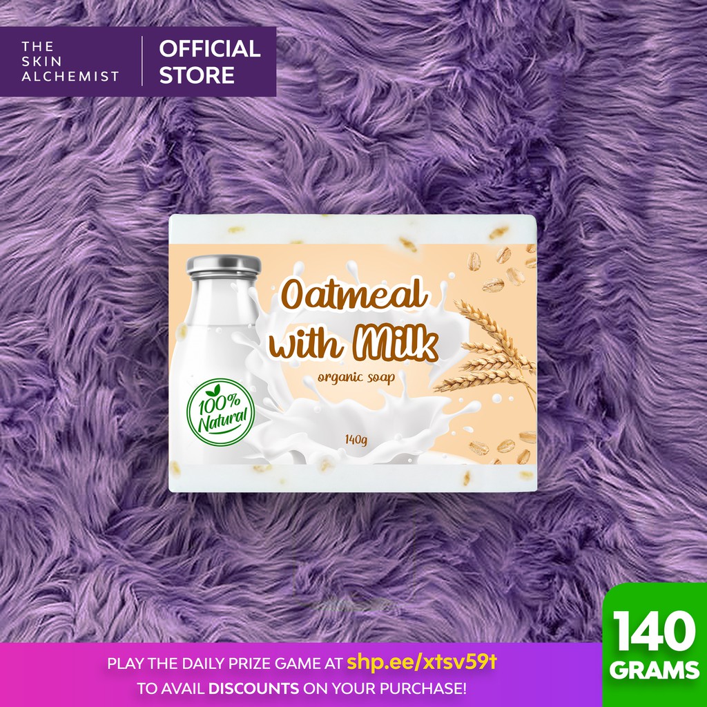 Oatmeal with Milk Moisturizing Organic Soap 140 g (BEST SELLER ...