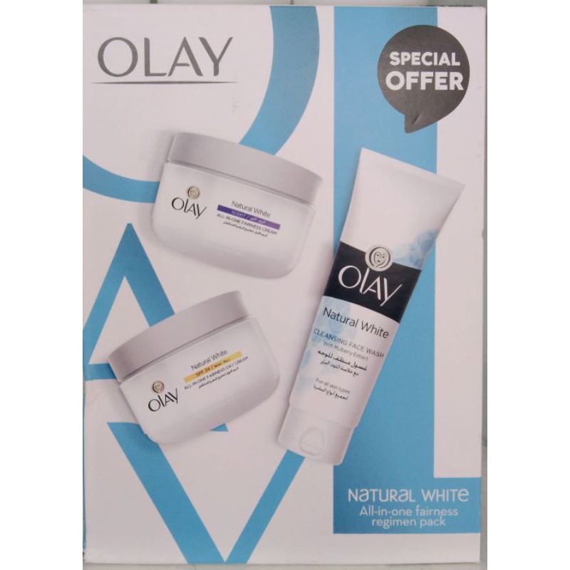 Olay Set Day Cream 50g+Night Cream 50g+Face Wash 100g Dubai UAE ...