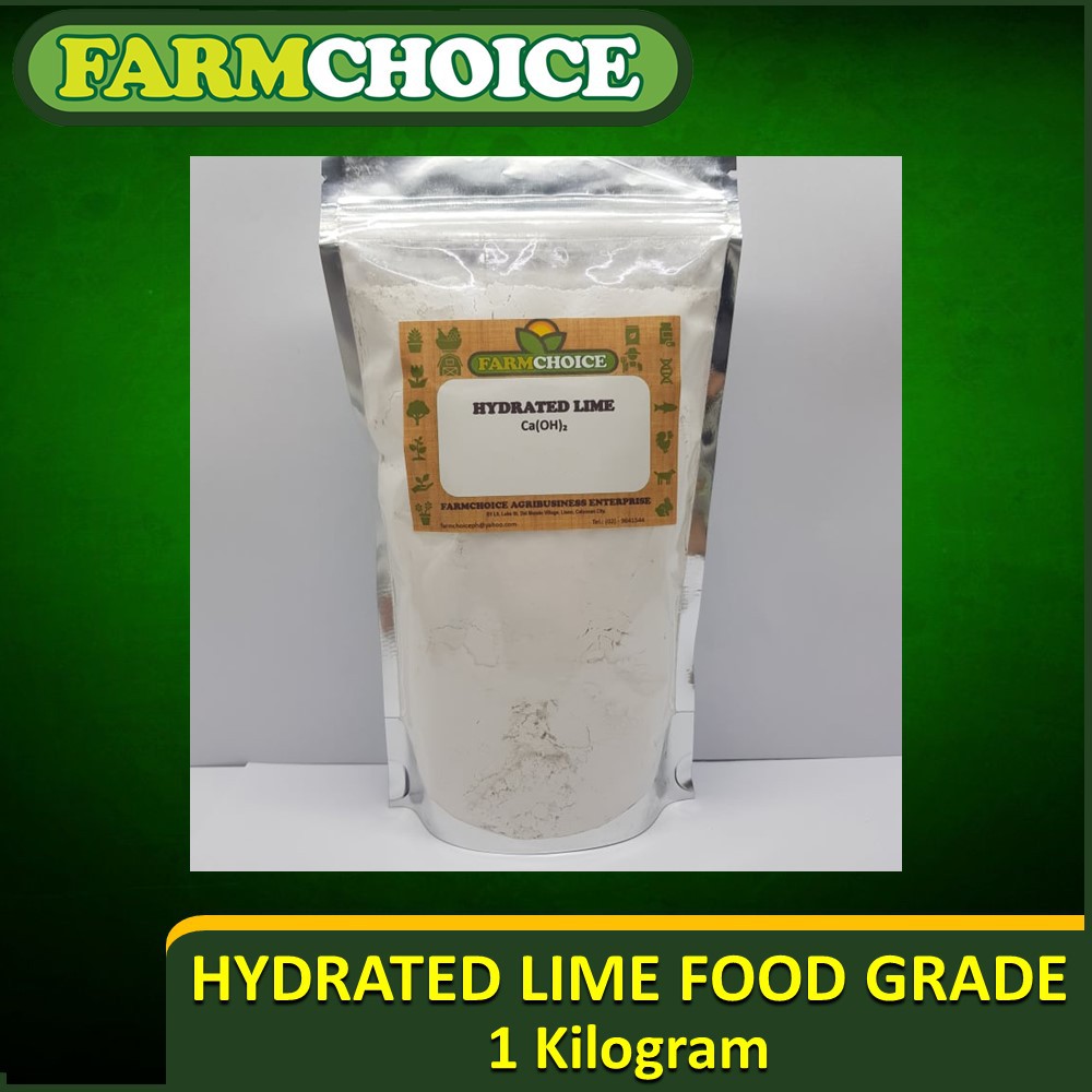 Hydrated Lime Food Grade (1Kg) | Shopee Philippines