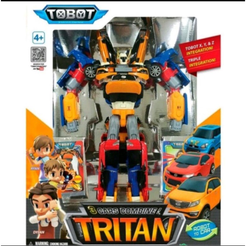 Tobot Tritan Boys Toy / 3in1 Robot Toy / Tobot 3in1 / Tobot x / Tritan ...