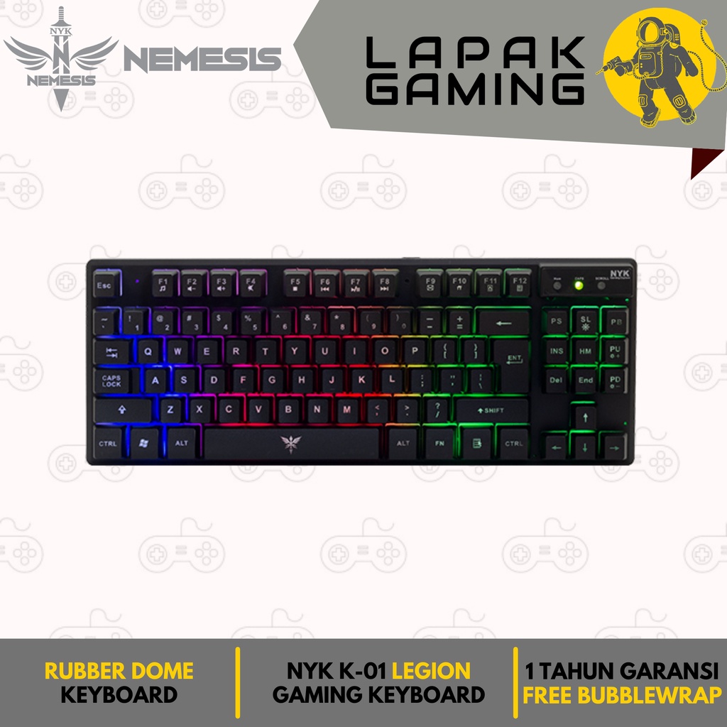 Nyk Nemesis K-01 K01 TKL Wired Gaming Keyboard | Shopee Philippines