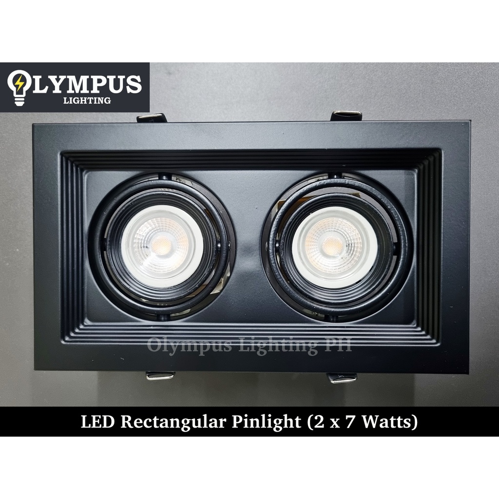 COD OlympusLighting LED Slim Rectangular Double Square Pinlight ...