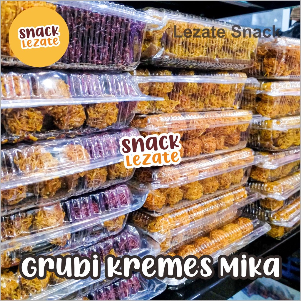 MERAH Sedap Snack - Grubi Kremes Mika Besar Contains 42 Sweet Seeds ...