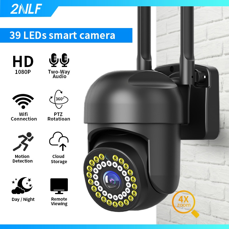 2MP External Wifi Security Camera IP Security Camera Tracking Infrared ...