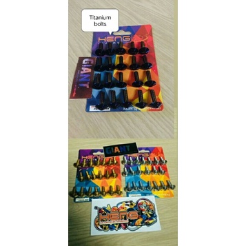 Xrm 100/110/125 heng body bolts 20pcs | Shopee Philippines