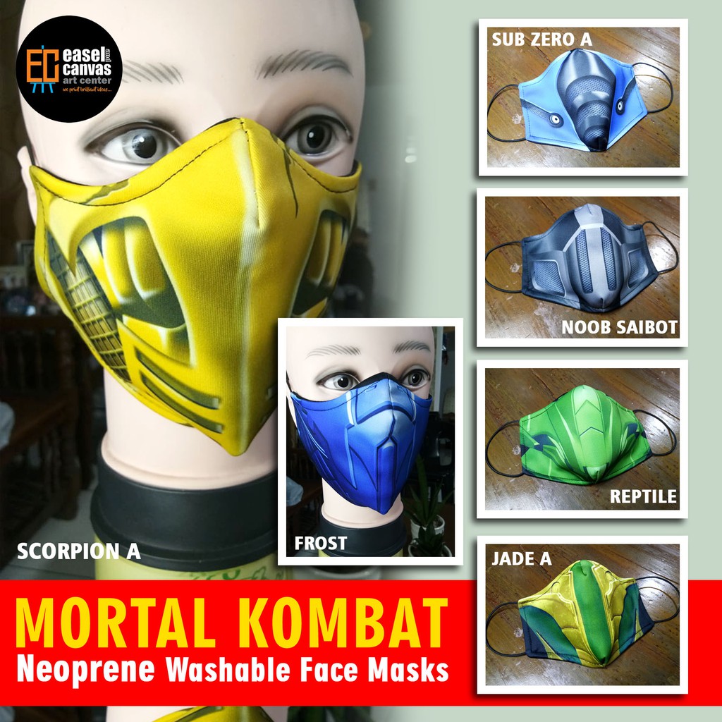 Mortal Kombat Washable Face Masks | Shopee Philippines