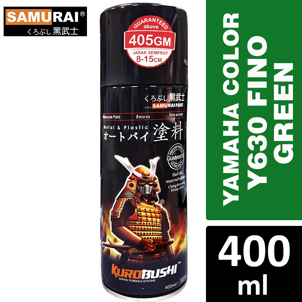 Samurai Y630 Yamaha Fino Green Spray Paint 400ml [Made in Malaysia ...