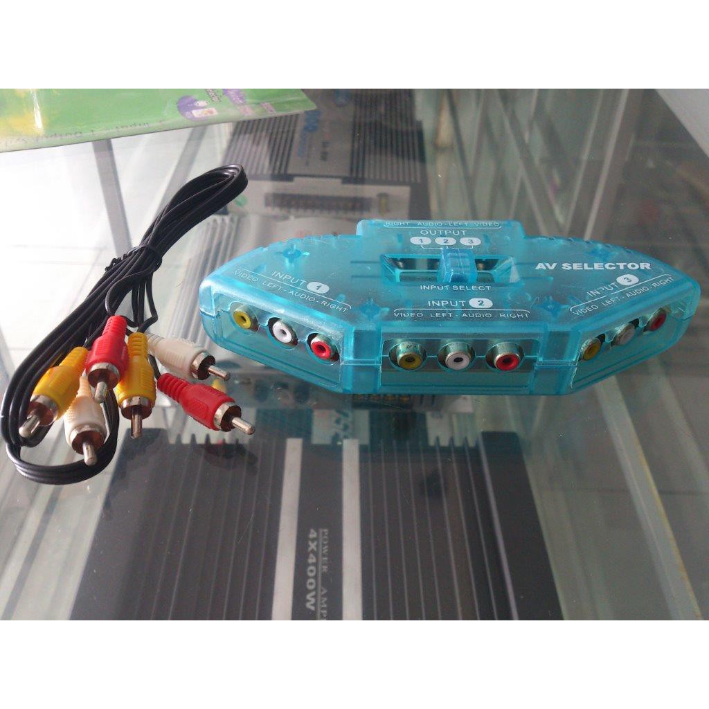 Av selector/3 way channel selector | Shopee Philippines