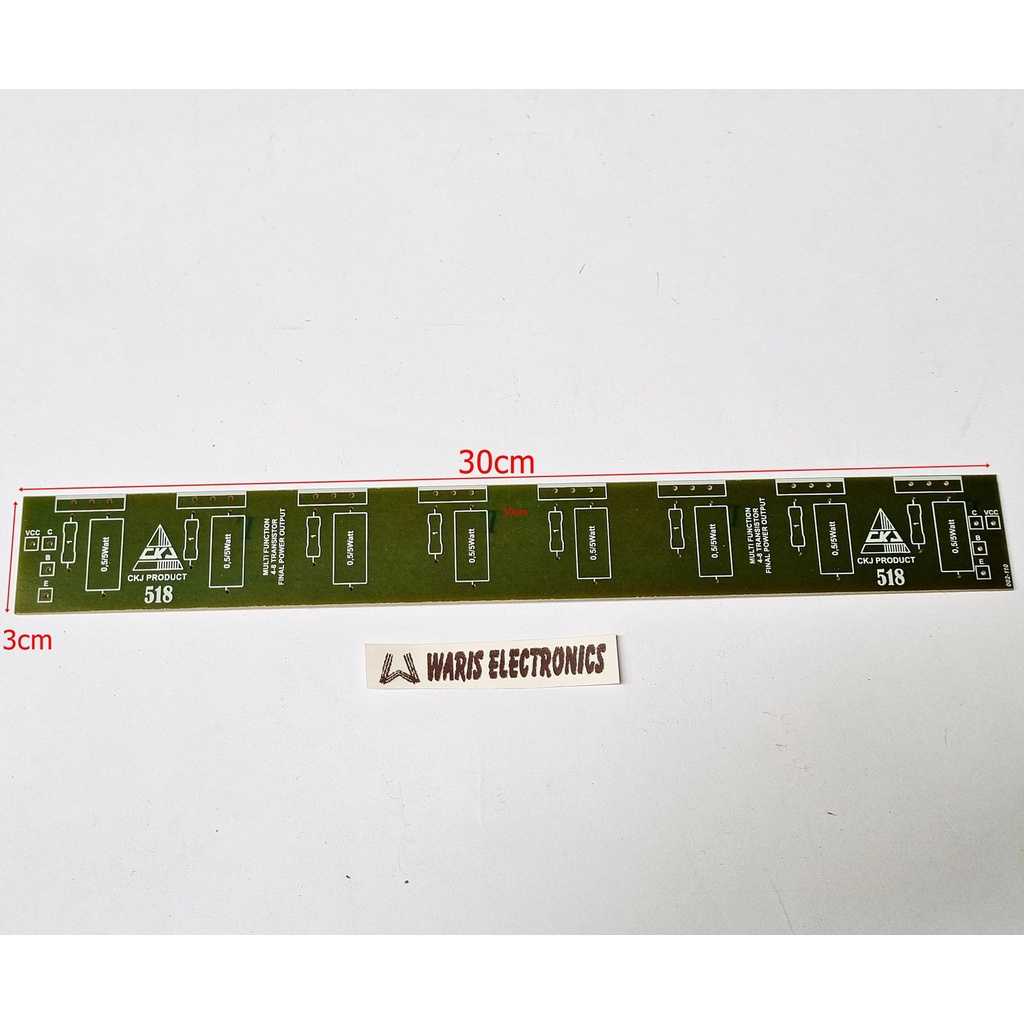 TR Final Transistor Strip PCB 4 sets 30cm line CKJ | Shopee Philippines