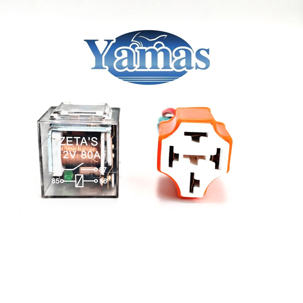 4/5pin Light car Horn Relay set Transparent & Socket 12V Set Motorcycle ...