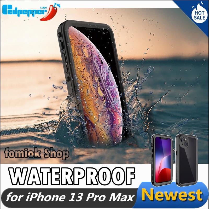 【FOR IPHONE 13 Waterproof Case】Redpepper Outdoor IP68 Waterproof ...