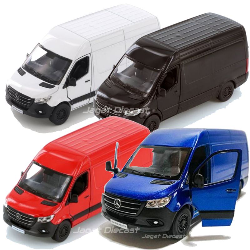 Kinsmart Mercedes Benz Sprinter Diecast Jagat Cargo Courier Car Toy ...