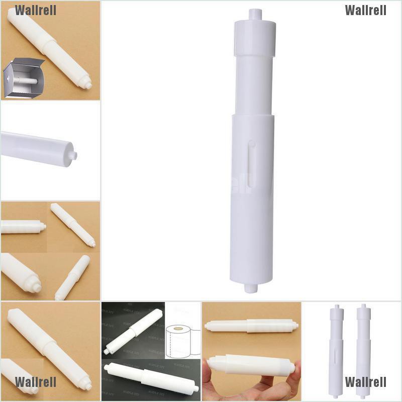Wallrell White Plastic Replacement Toilet Roll Holder Roller Spindle ...