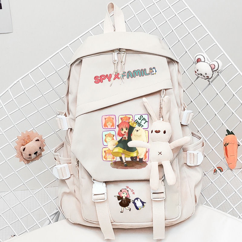 SPY X FAMILY Anime Packpack Cute Cartoon Student Schoolbag Backpack ...