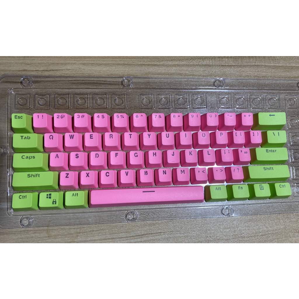 Keycap, 61 key PBT keycaps Specials event Keycaps, backlit two-color ...